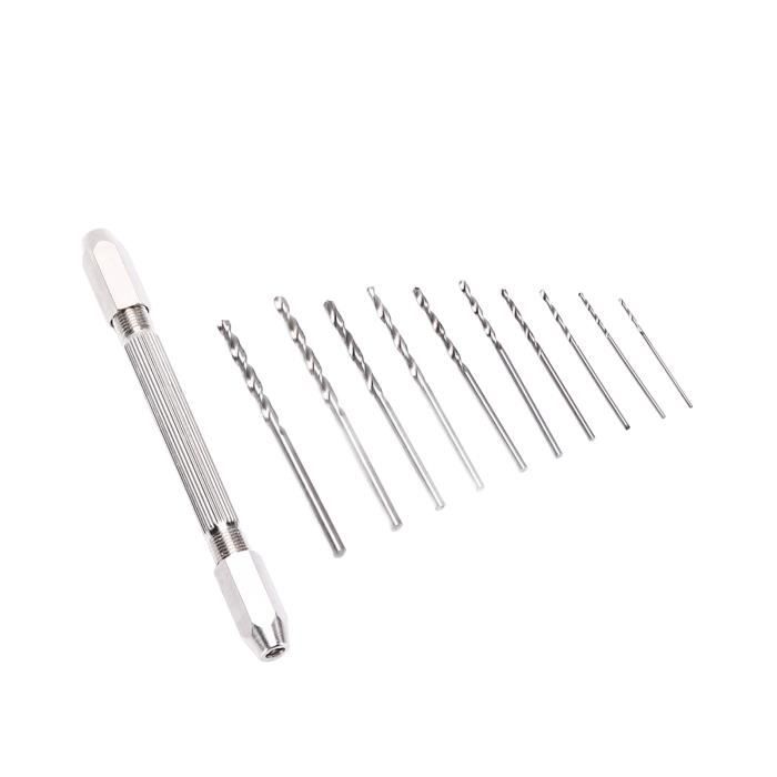 Perceuse à main double - YOSOO - Antirouille - 2 pinces - 10 micro ...