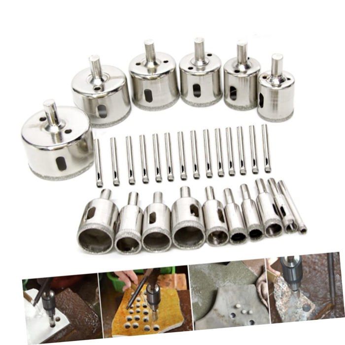 Argent 30 1 Outil De Coupe De Forage Rond Coupeur De Trou De Travail Du ...