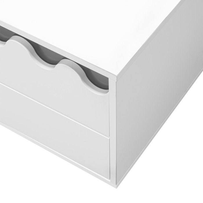 Meuble TV moderne 4 portes, design ondulé – Élégant centre de ...