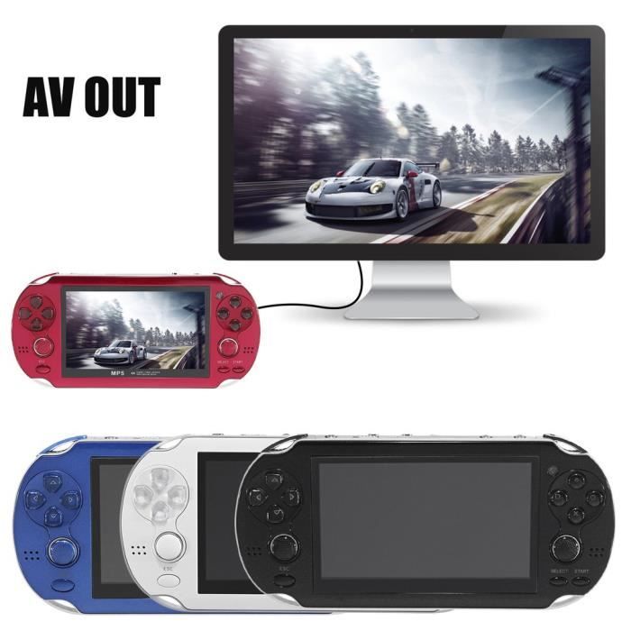 Console PSP Rouge - Sony - Écran 4,3 pouces - 300 jeux intégrés ...