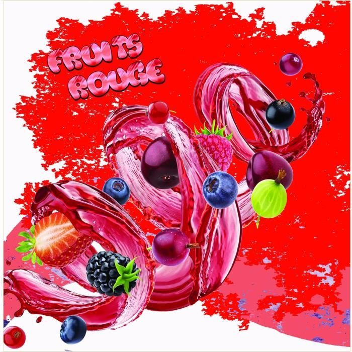 Lot de 3 eliquide fruit rouge 50-50 (50ML DANS UNE FIOLE DE 75ML) 100% ...