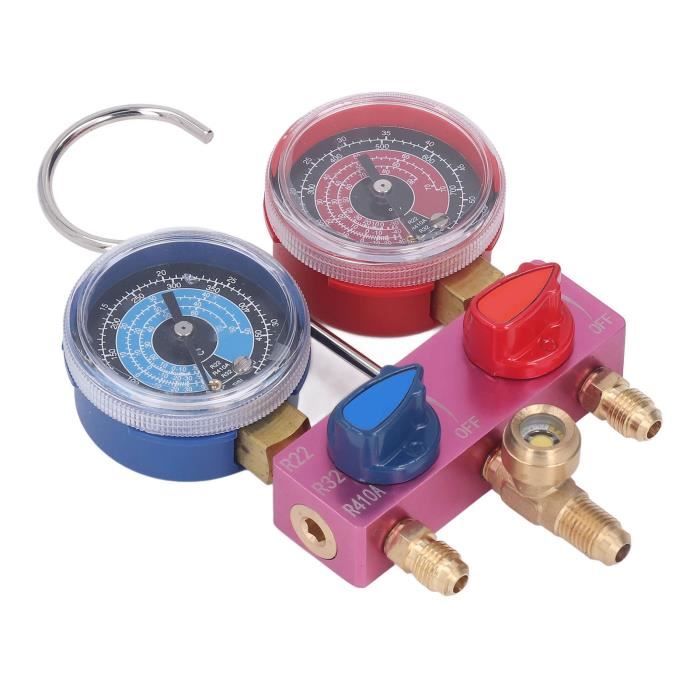 Ensemble de manomètre de réfrigérant - MXZZAND - G1/4 - Compatible R22 ...