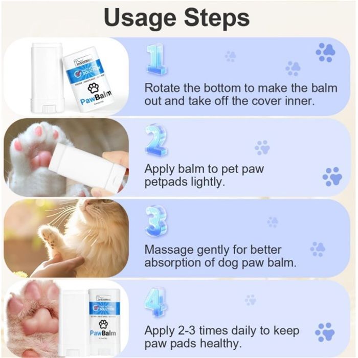 Baume Patte de Chien Baume Coussinet Chien & Chat,Baume Hydratant pour ...