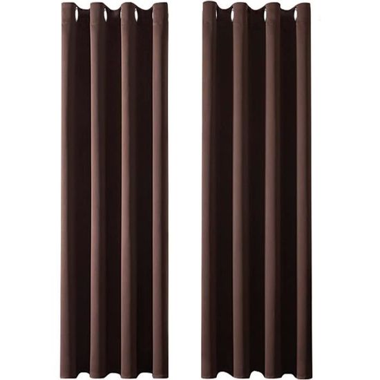 Rideau Occultant Thermiques 140x240 cm Vert Sauge Rideau Thermique ...