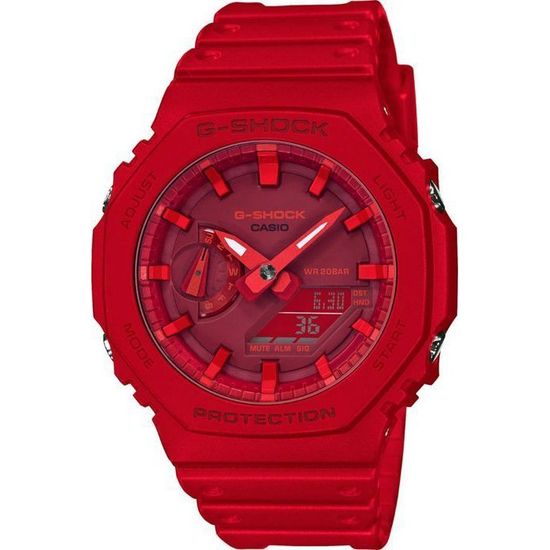 Montre CASIO G-SHOCK - Resitante aux chocs - Multifonctions - Rouge ...