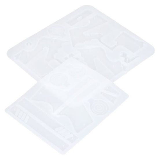 Fafeicy grands moules époxy Moule en silicone bricolage fait à la main ...