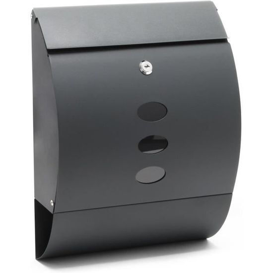 Boite aux Lettres Design V18 Boite Postale Murale Anthracite ...