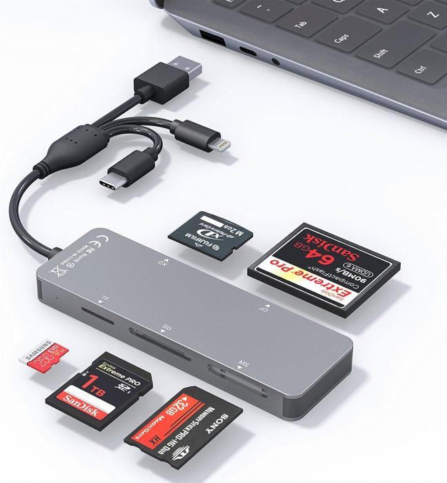 Lecteur Carte Sd Adaptateur Memory Stick Pro Duo Pour Iphone – Lecteur ...