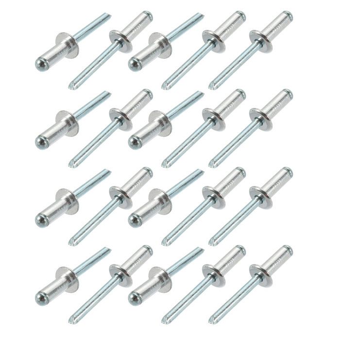 Rivet SOURCING MAP 20Pcs 6,4mmx16mmx13mm aluminium Extrémité ouverte ...