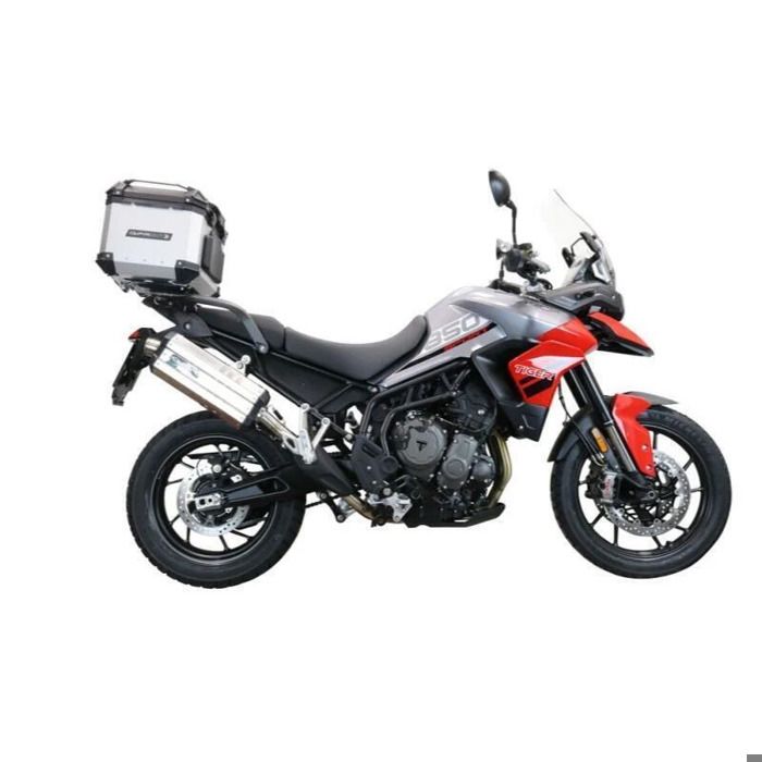 Top case moto en aluminium avec plaque spécifique incluse GPR Tech ...