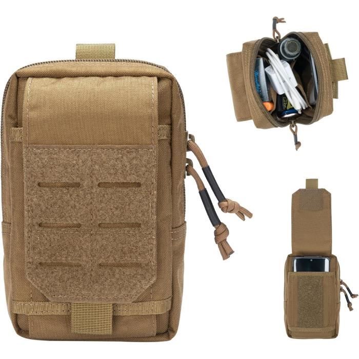 Pochette Tactique Edc Molle Utility Pachets Pochette D’Étui De Téléphone Pochette À Outils Pour ...