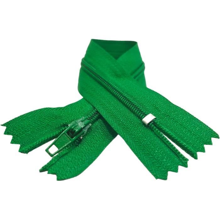 Lot De 10 Fermetures Éclair Fermées En Nylon N.3, Nombreuses Tailles Et ...