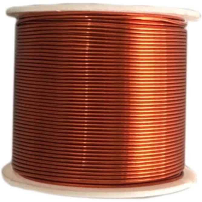 Fil De Cuivre, Bonne Conductivité Fil Rond en Cuivre Nu Solide 2mm Fil ...