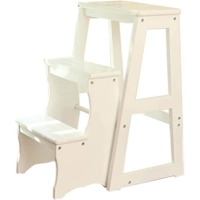 Tabouret Échelle en Bois Massif Multifonctionnel Flip Conception ...