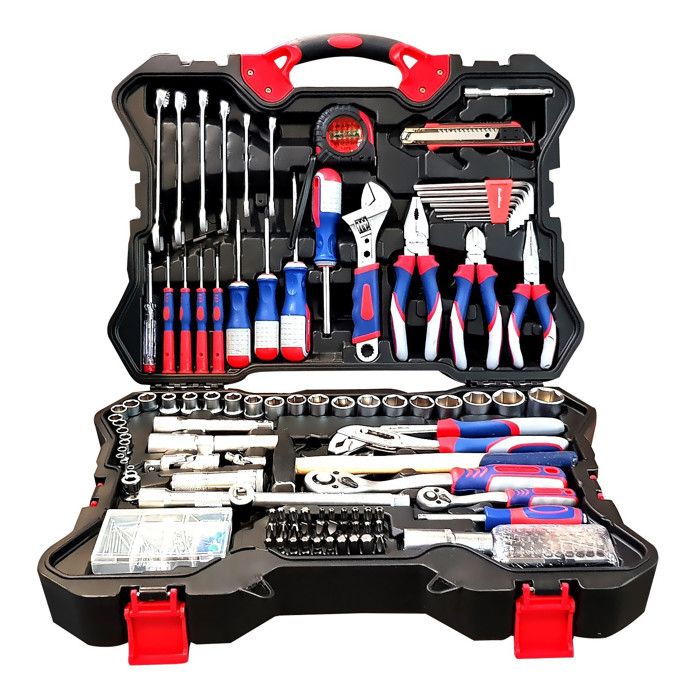 Coffret d'outils KraftMüller KM-CRV-256 Outils, Tournevis, Pince, Marteau, Clé, Qualité Acier en ...