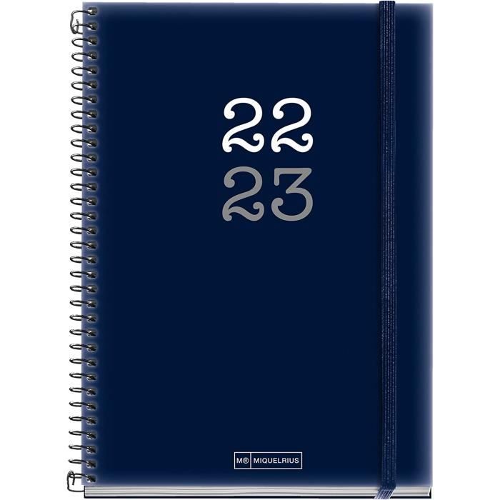 MIQUELRIUS Agenda Septembre 2022 juin 2023 Vue hebdomadaire Taille Plus ...
