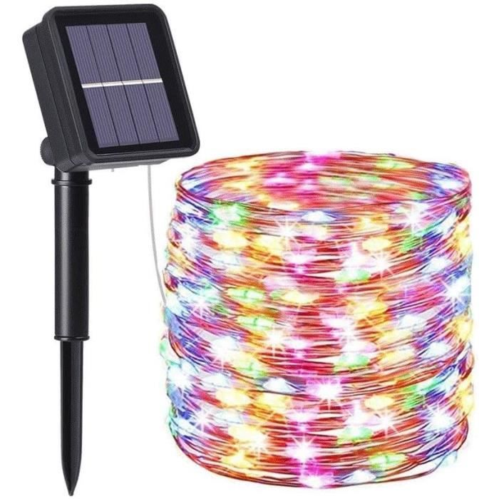 Solar Light Chaîne 12-100M Lumière Extérieure Chaîne 8 Types De Solaire ...