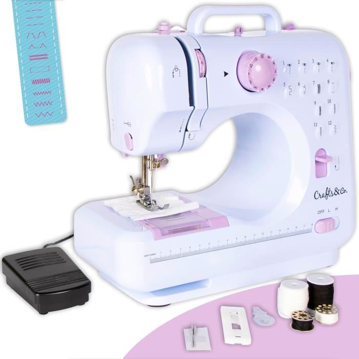 ® Machine À Coudre Pour Débutants | Mini Machine Coudre Avec Pédale ...