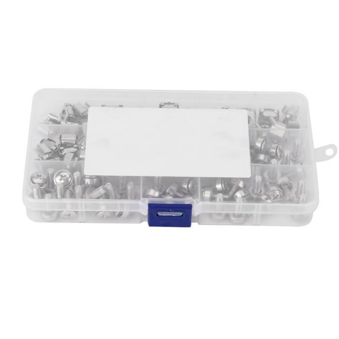 Écrous Cage Fixation Matériel M5*16 Vis pour Châssis Trou Carré ...