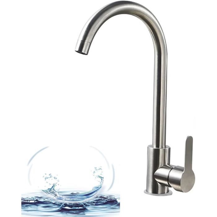 Robinet Cuisine Avec Douchette Mitigeur Cuisine En Acier Inoxydable ...