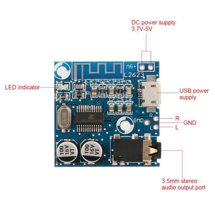 Carte de décodeur Decoder Module, Car Speaker Power Amplifier Module ...