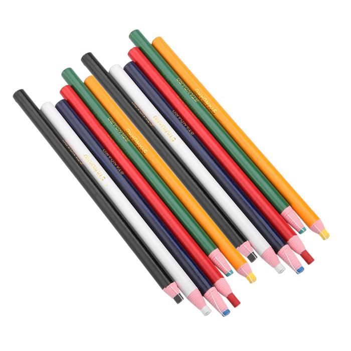 Belle Tech - Crayons en Tissu à Coudre 12 Pièces, Couleurs Mélangées en ...