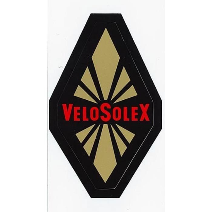 Autocollant - RSM - VELOSOLEX - Forme de losange - Noir - Solex VSX - Cdiscount Auto