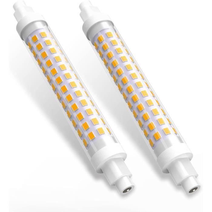 Ampoule R7S Led 118Mm, 10W R7S Led Lampe À Intensité Variable, Blanc ...