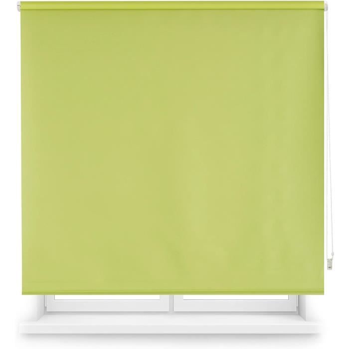 Draco Store Enrouleur Opaque Vert Pistache 120 X 175 Cm (Largeur X ...