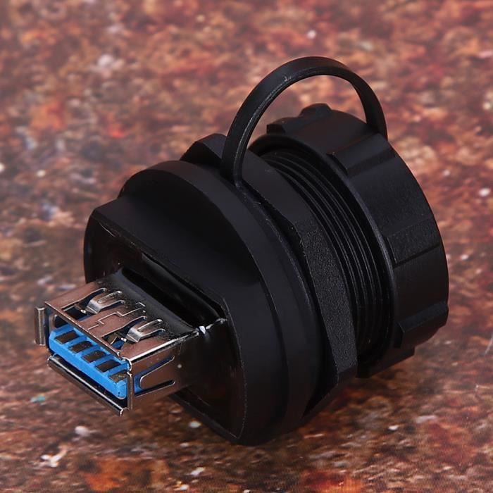 Connecteur USB Étanche - SURENHAP - Double Femelle - Contact en Cuivre ...