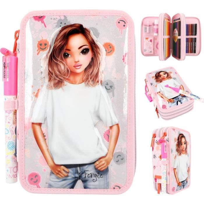 Top Model - 0012262 - Trousse 3 compartiments Top model Multicolore ...