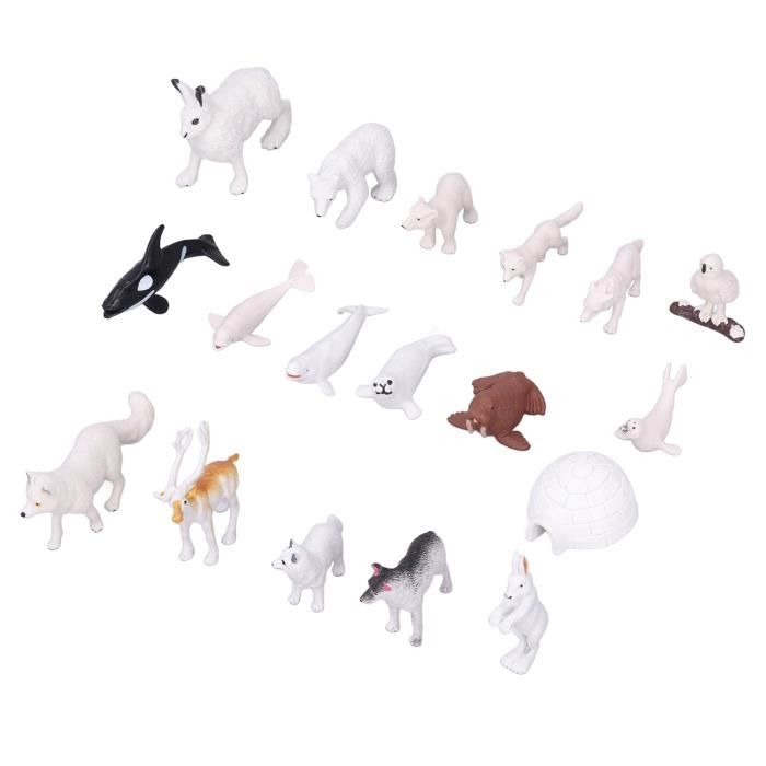 VINGVO Animaux de l'Arctique 18 pièces animaux arctiques 3 ans enfants ...