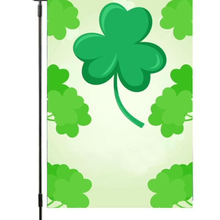 Drapeau de jardin de la Saint-Patrick - LSF - Double face - Durable ...