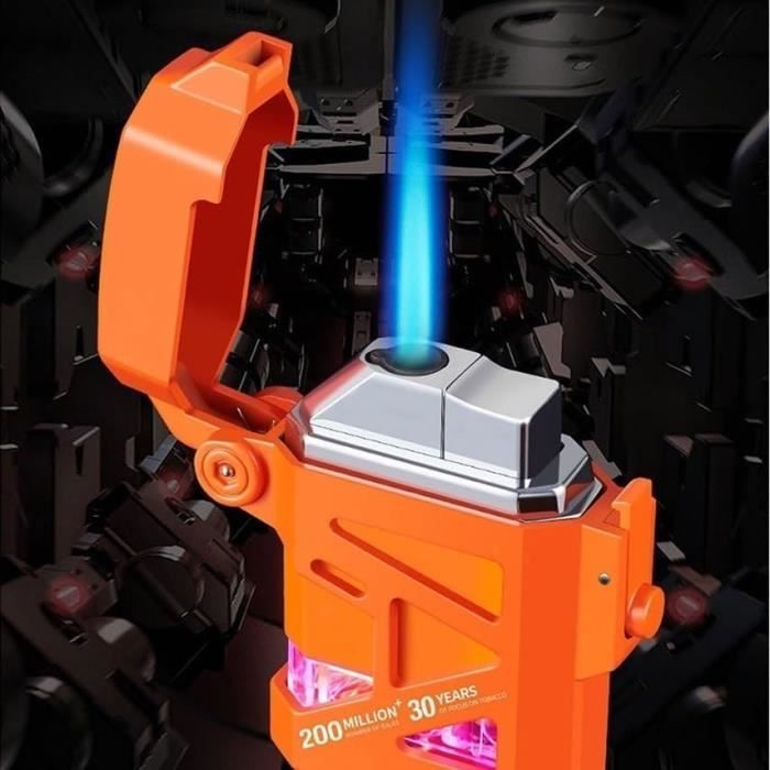 Briquet À Chambre À Gaz Visible, Briquet À Flamme Coupe-Vent, Briquet ...