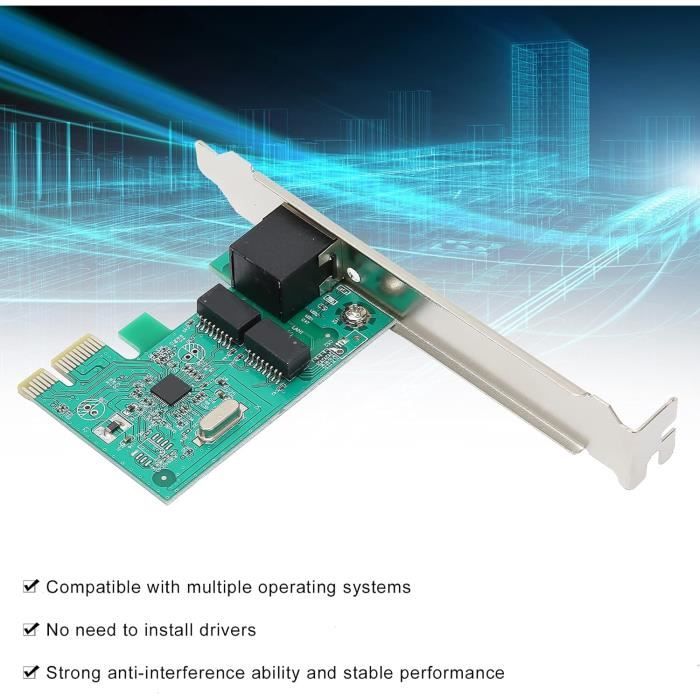 Cartes Réseau Informatiques Internes 10-100-1000 Mbps, Carte Réseau ...