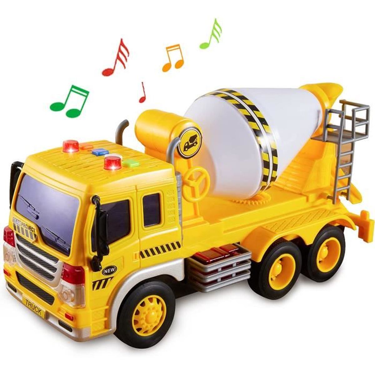 Camion Chantier Enfant,avec 4 Effets Sonore et Lumineux, Jouet Voiture ...