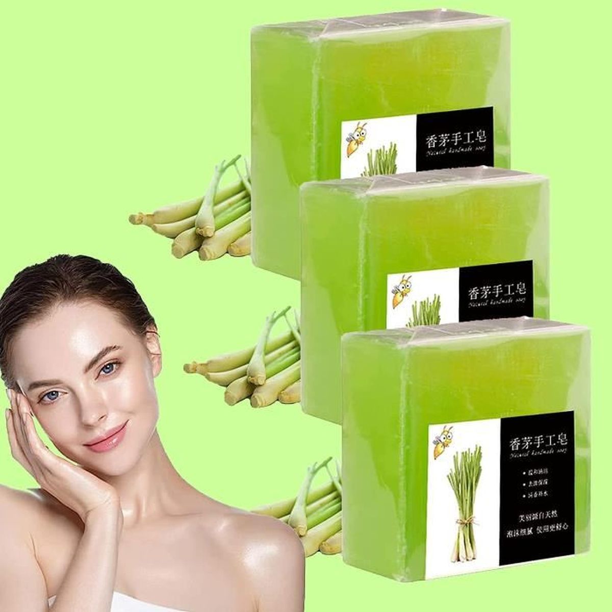 Citronella Soap - Citronella Soap Bar for Humans,Natural Citronella ...