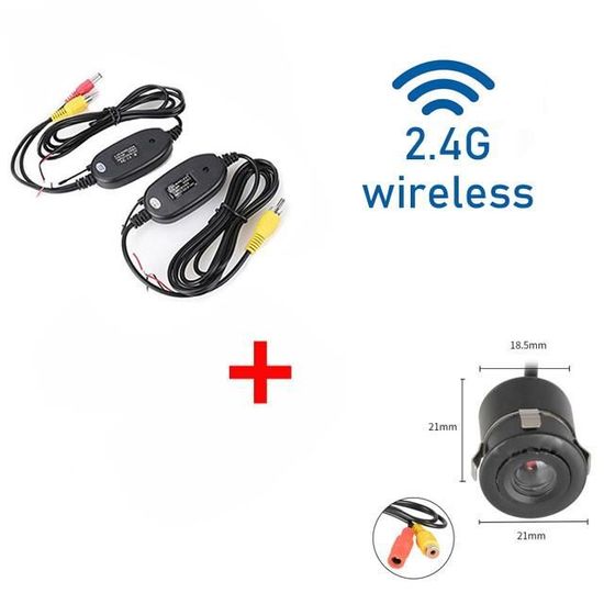 Caméra de recul,Chaude 2.4G Émetteur-Récepteur Vidéo Sans Fil Kit pour ...
