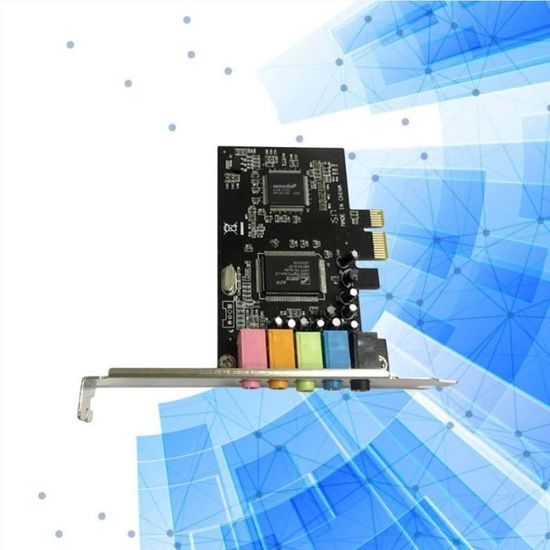 Son interne PCIe vers 5.1 avec support à profil bas 5 Interfaces 6 numérique CARTE SON EXTERNE ...