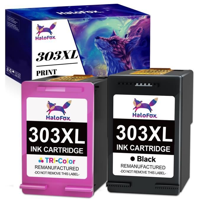 HALOFOX 2 Cartouche d'encre Compatible pour HP 303 XL 303XL HP ENVY ...