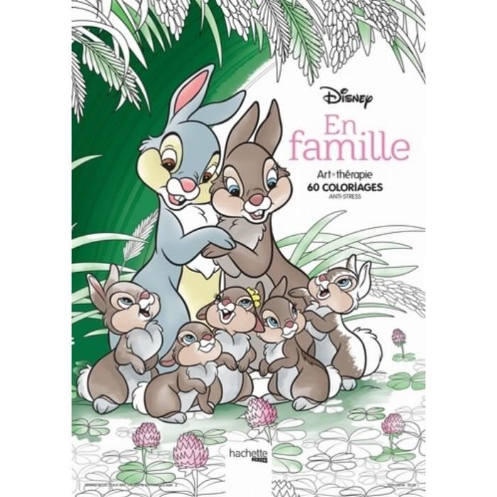 Livre de coloriage - Disney - Coloriages Familles - 60 coloriages ...