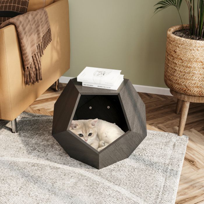 Nid pour chat, pot de fleurs, panneau de fibres de densité moyenne, MDF ...