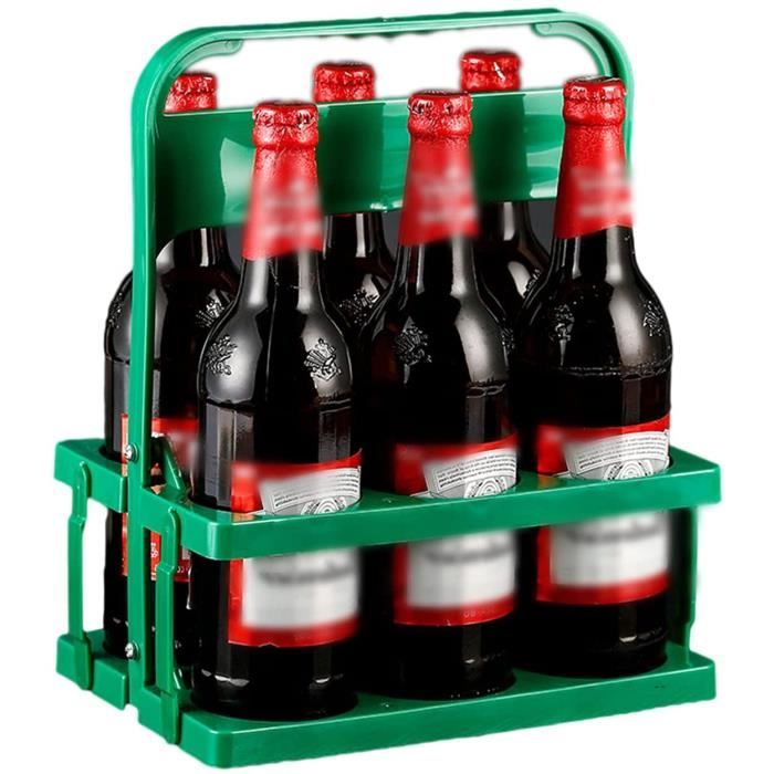 Casier à Bière Plastique Casier à Bouteilles de Vin Portable Pliant ...