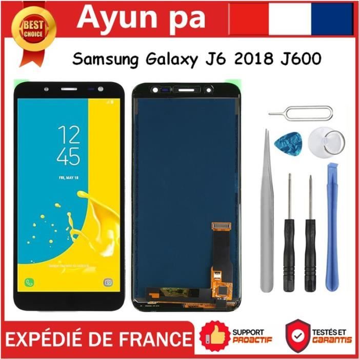 Écran LCD Samsung Galaxy J6 2018 J600 tactile Digitizer Assemblée Noir ...
