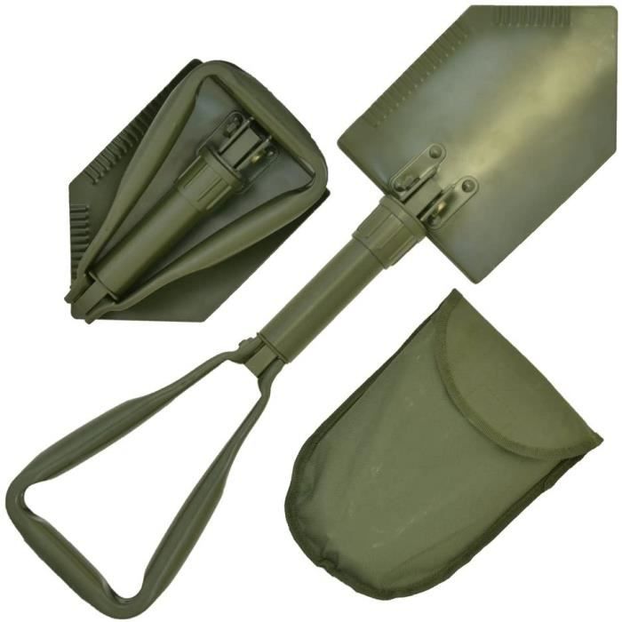 NATO Pelle pliante militaire d'urgence légère multifonction avec étui ... NATO Pelle pliante militaire d'urgence légère multifonction avec étui ...