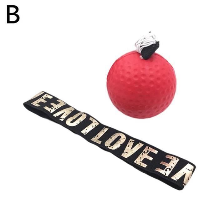 One-size red - Balle De Boxe, Vitesse, Réflexe, Entraînement À La Main ...