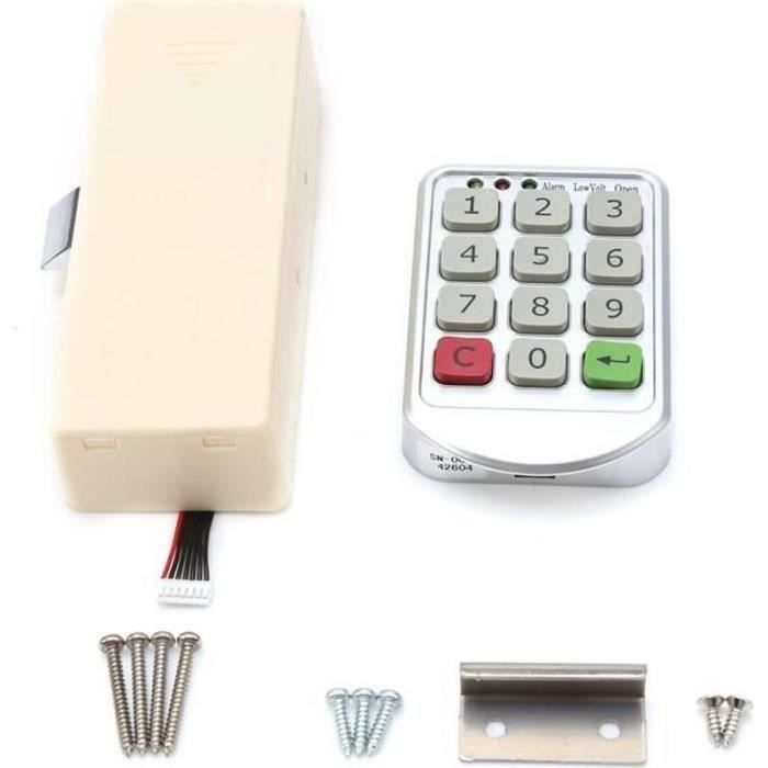 Serrure de porte intelligent verrouillage Digicode clavier Mot de passe ...