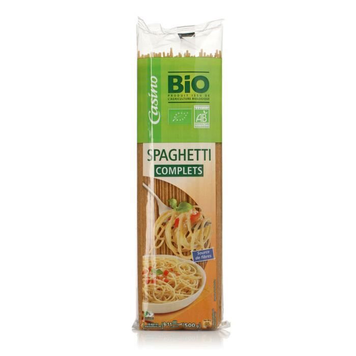 Spaghetti complets bio - 500 g - Cdiscount Au quotidien
