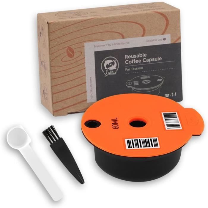 Capsule Tassimo Rechargeable, 60Ml -180 Ml Réutilisable Dosettes ...