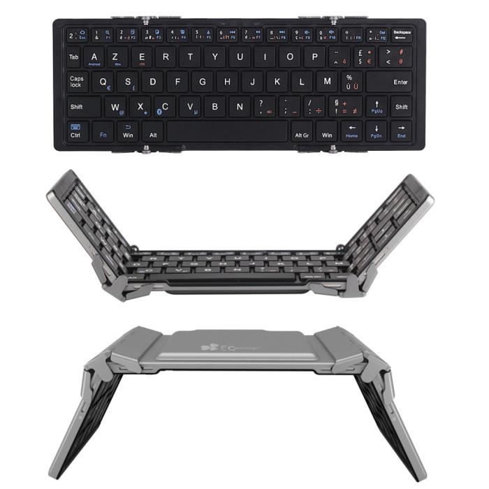 Clavier Pliable Bluetooth EC Technology Tri-pliage - Cdiscount Informatique